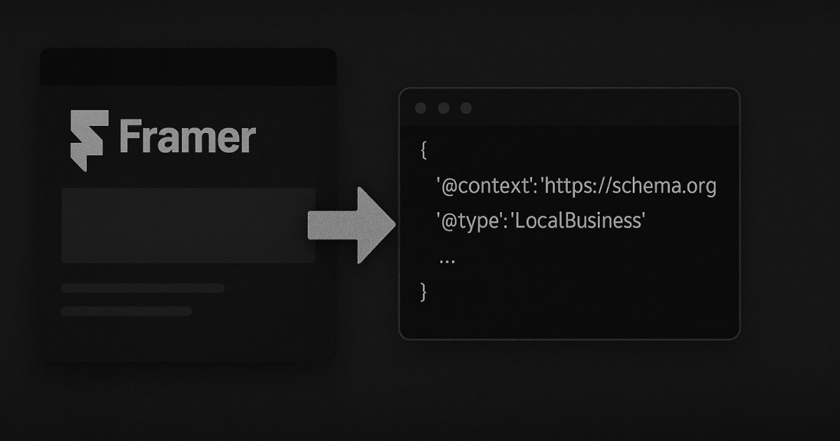 How to Add Schema Code on a Framer CMS Page